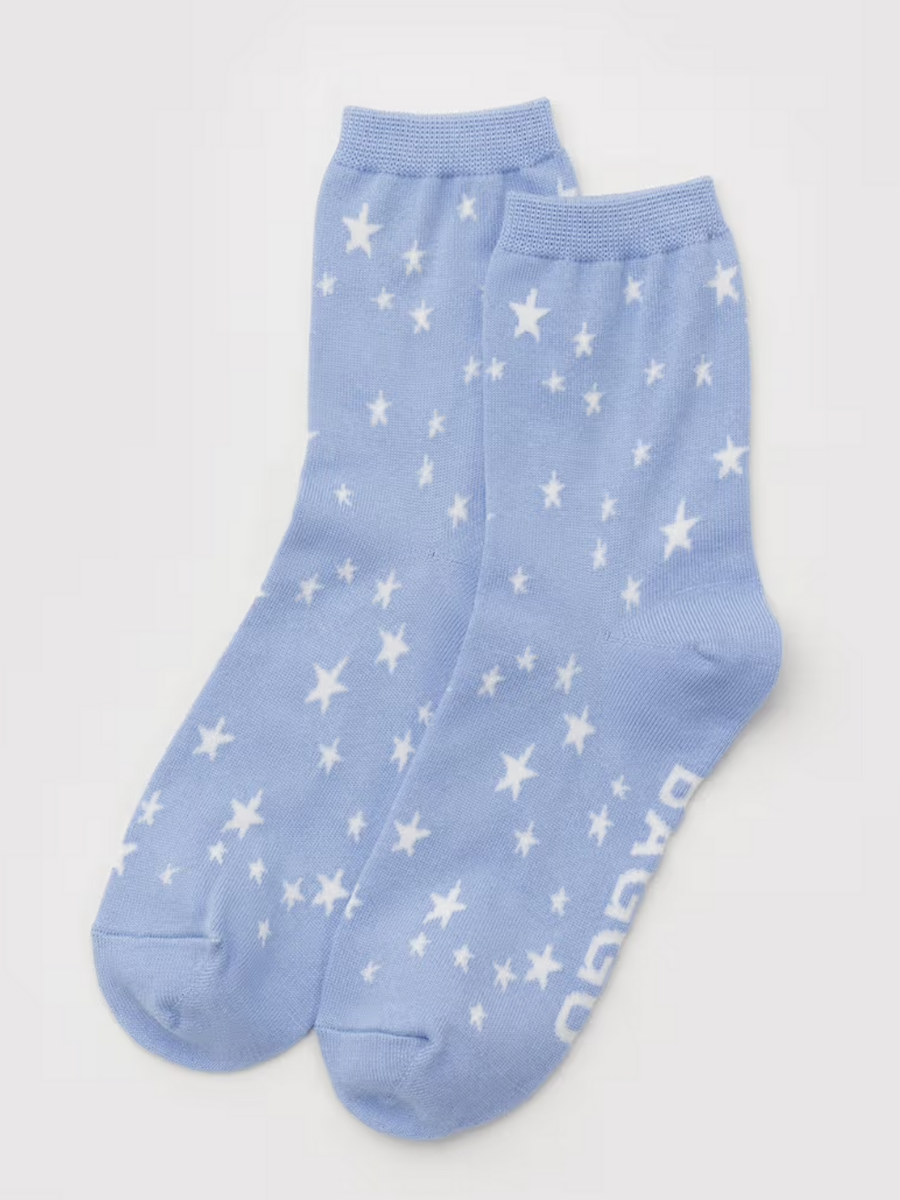 Blue Star Crew Socks – Handzy Shop + Studio