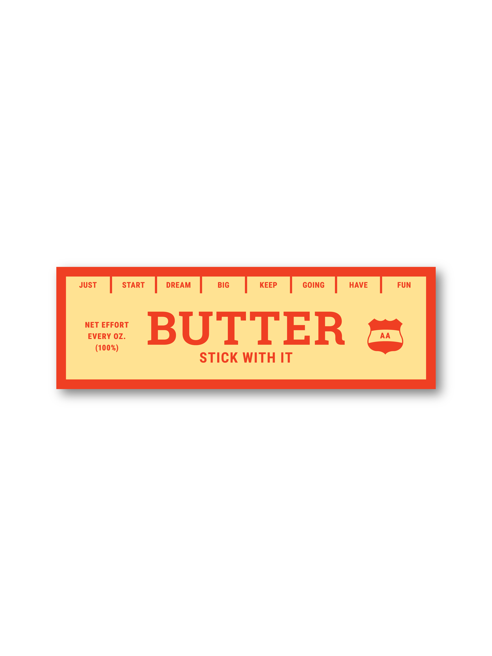 Butter Stick Sticker – Handzy Shop + Studio