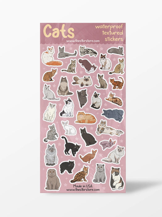 Cats Sticker Sheet – Handzy Shop + Studio