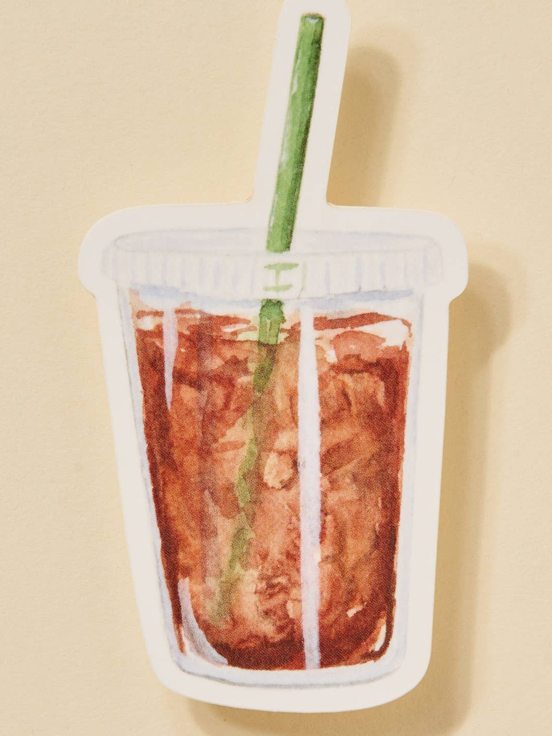 Iced Coffee Sticker – Handzy Shop + Studio
