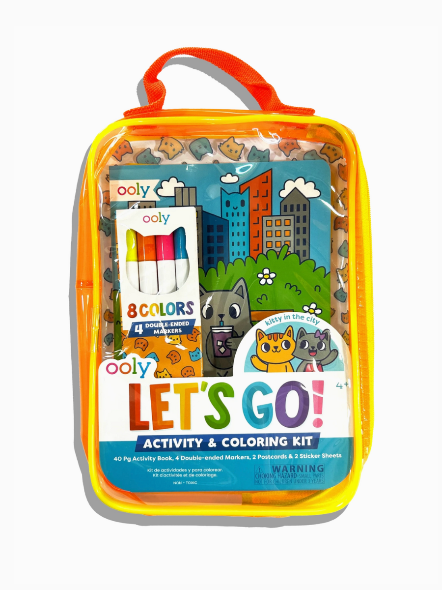 Kitty in the City Let's Go! Activity + Coloring Kit – Handzy Shop + Studio