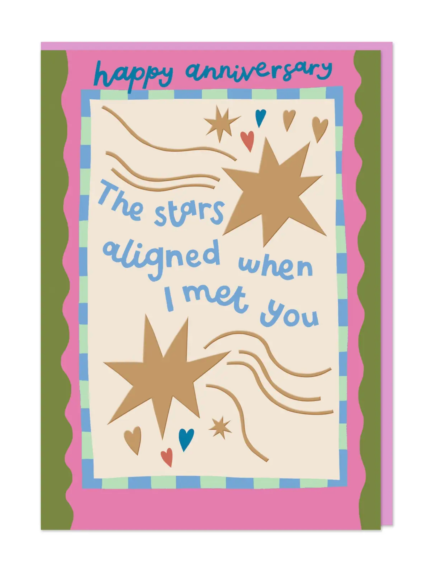 Stars Aligned Anniversary Card – Handzy Shop + Studio