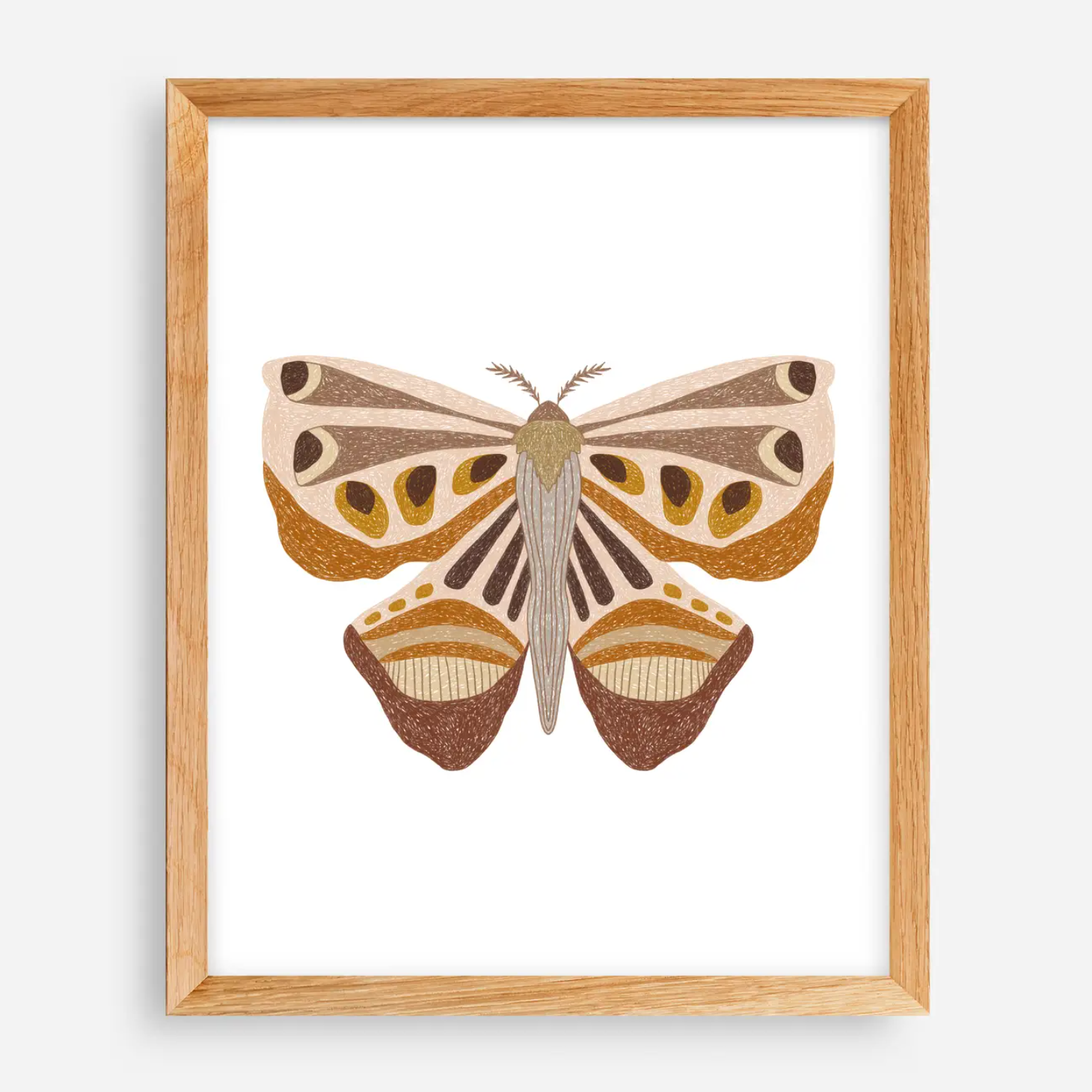 Woodland Moth Print – Handzy Shop + Studio